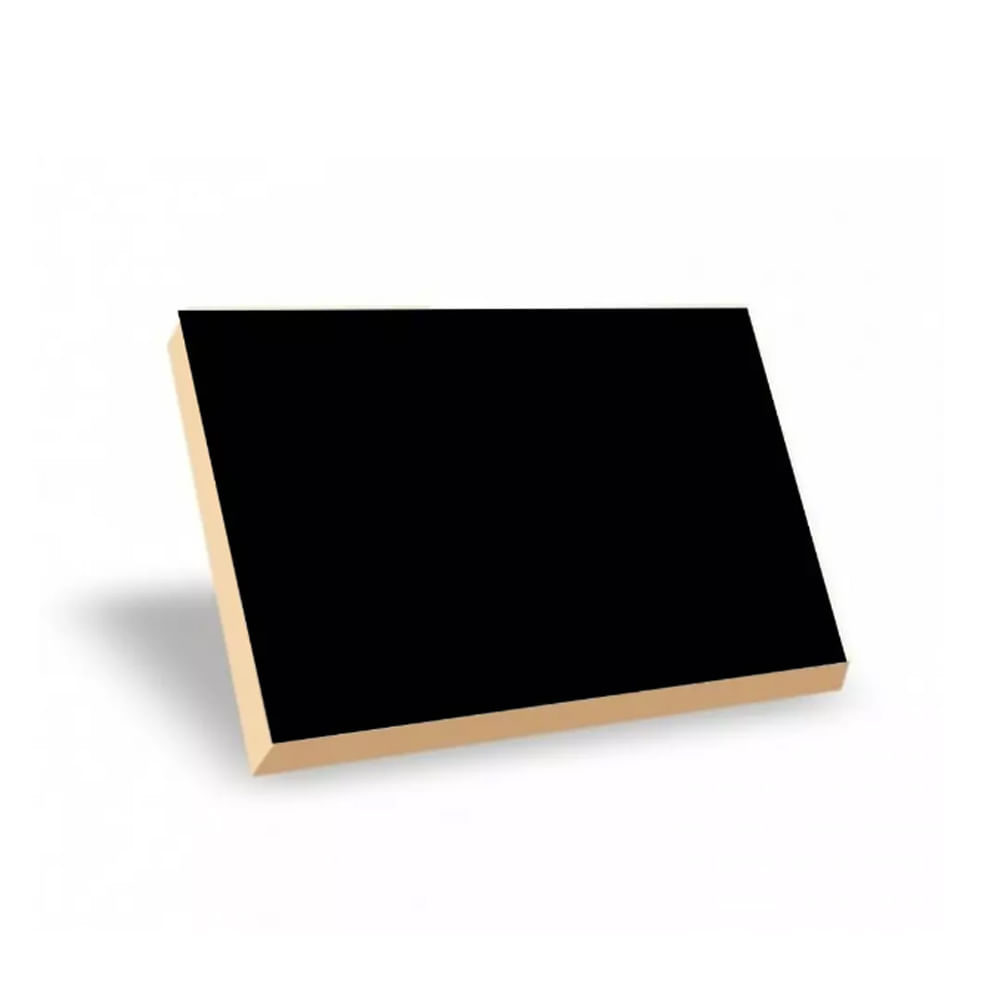 Mdf Duratex Preto Cristallo 15mm 2,75cm X 1,83cm